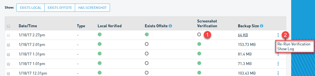 Manage Recovery Points