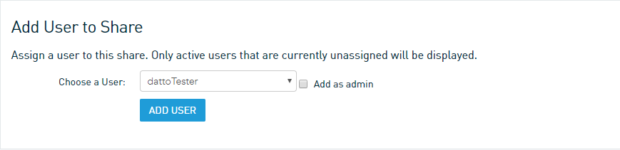 Configure Share Settings