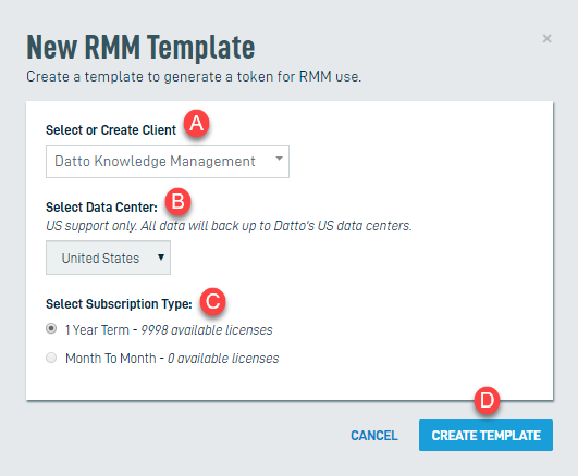 Deploying the Datto Endpoint Backup agent via Datto RMM