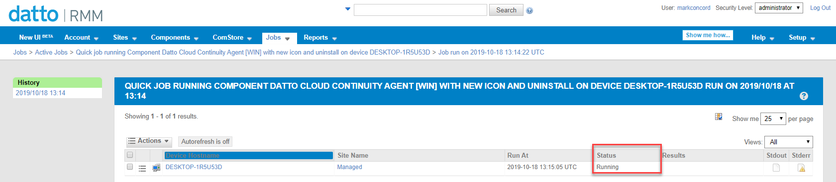 Deploying the Datto Endpoint Backup agent via Datto RMM