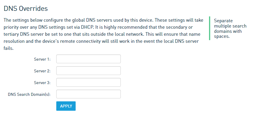 Network Configuration