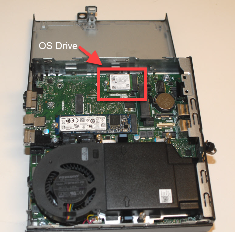 Replacing the OS drive on SIRIS S5X