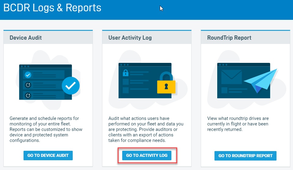 User Activity Log